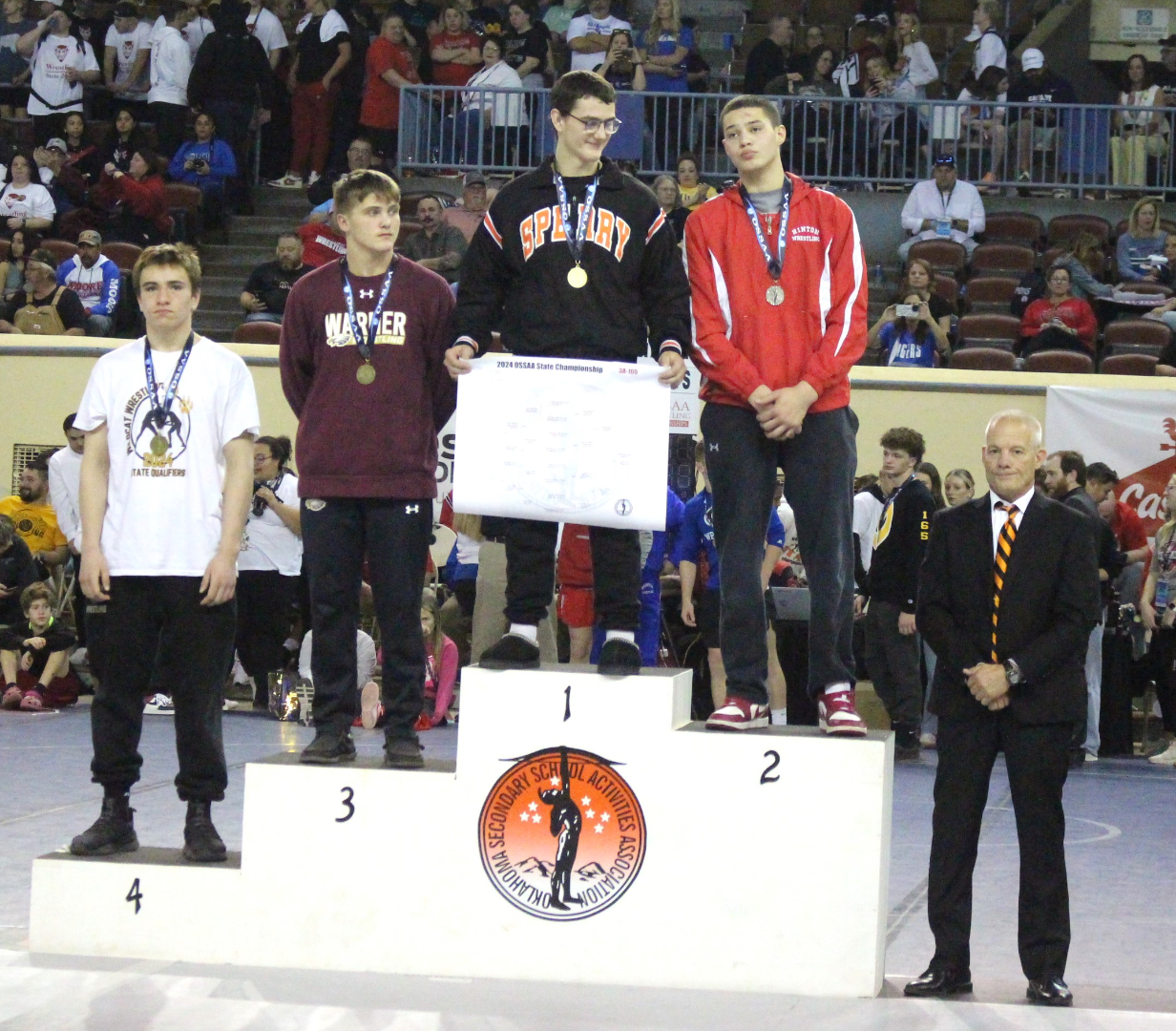 Sperry Public Schools - Brady Benham Wrestles to New Record at Sperry ...