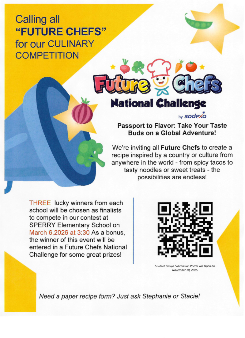 Sperry Public Schools - Future Chef Competition Coming to Sperry ...